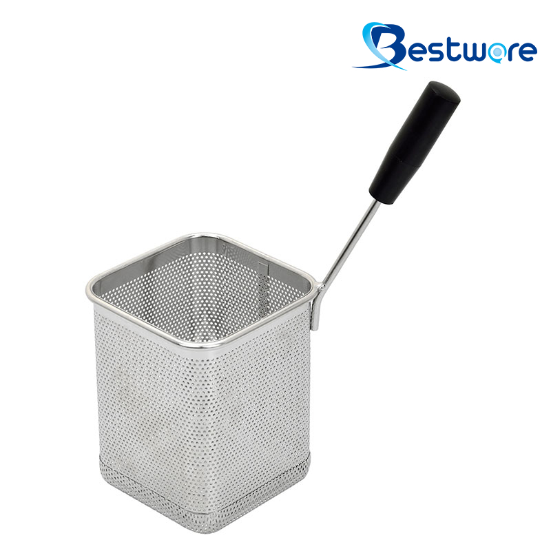 Single Handle SS Pasta Basket (Square),Leading manufacturer for ...