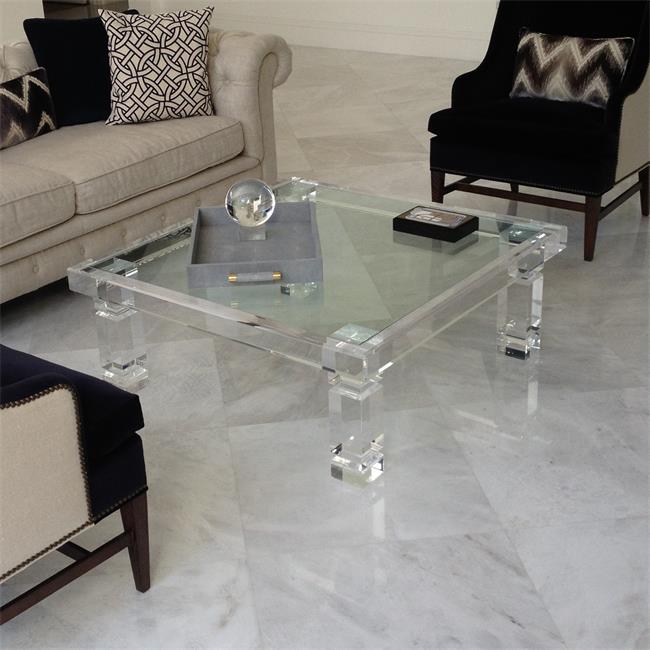 High Quality Plexiglass Coffee Table Chinese Crystal Table Acrylic ...