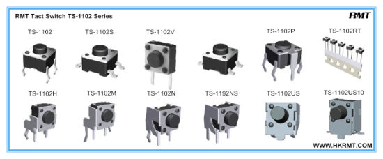 China Tact Switch (TS-1102) for PCB/PCBA/TV - Buy China Tact Switch, China Tact Switch (TS-1102 ...