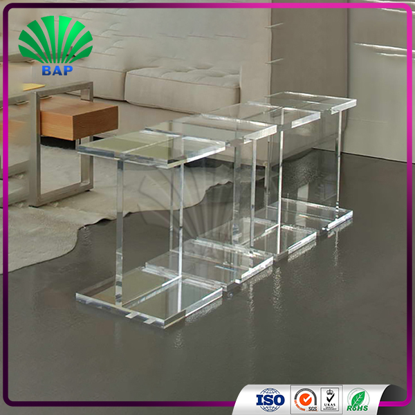 Transparent Plexiglass Nesting Table Home Furniture Tea Table Living Room Console Table - Buy ...