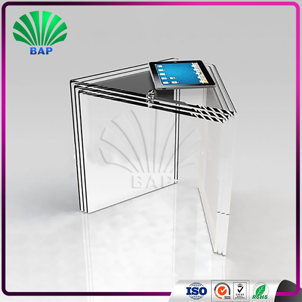 Transparent Bedroom Furniture Narrow Side Table Small Acrylic Night ...