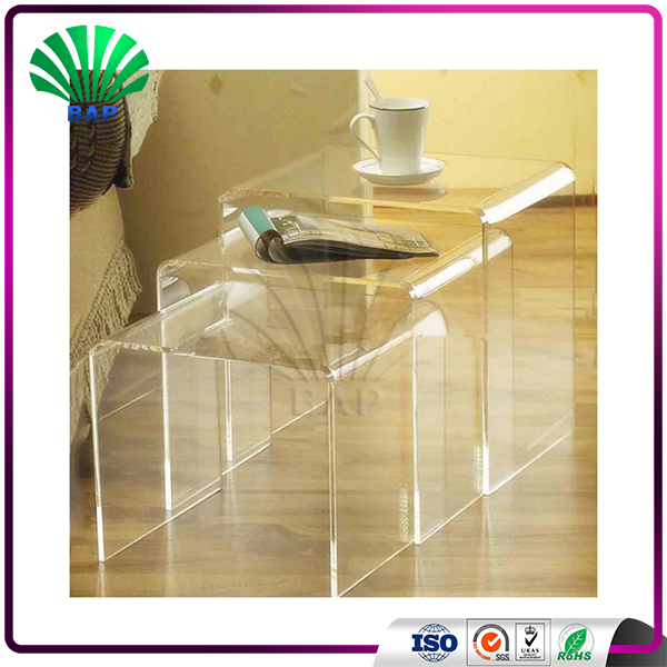 Transparent Plexiglass Nesting Table Home Furniture Tea Table Living ...