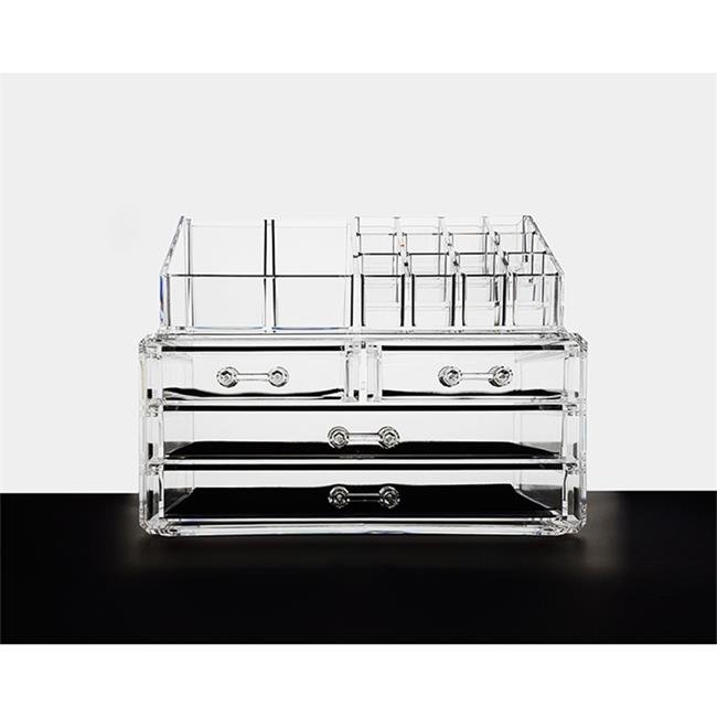 Popular Clear Acrylic Compartment Display Box Candy Display Box Glass ...