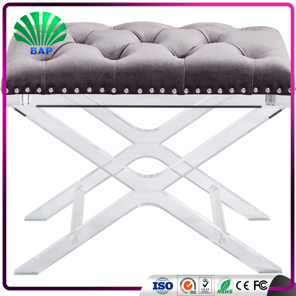 Fancy Acrylic Plastic Stool Transparent Small Stool Legs - Buy ...