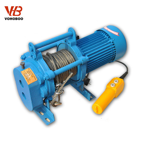 KCD Electric Rope Winch, mini hoist, lifting motors - Wuhan Vohoboo ...