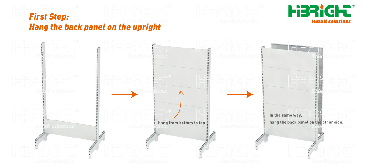 supermarket shelf Installation instruction - Highbright Retail Solutions