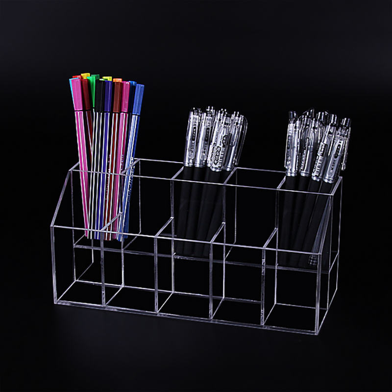 Wholesale Lucite Pen Display Stand Desktop Clear Plexiglass Pencil Box ...