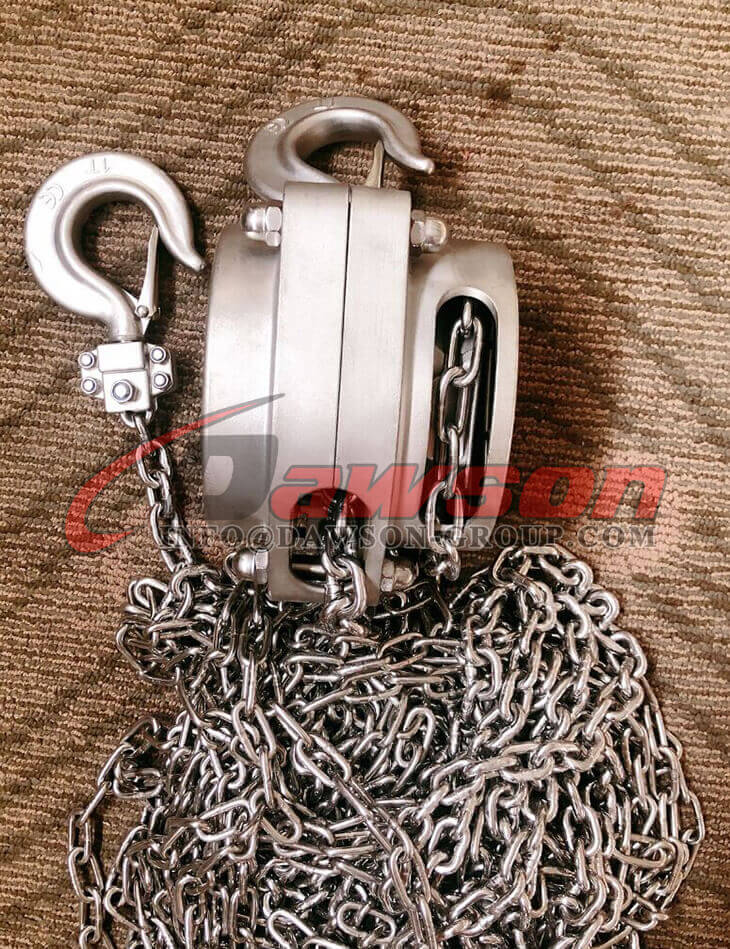 0.5T 1T 2T 3T 5T 7.5T 10T 15T Totally Enclosed Stainless Steel Chain ...