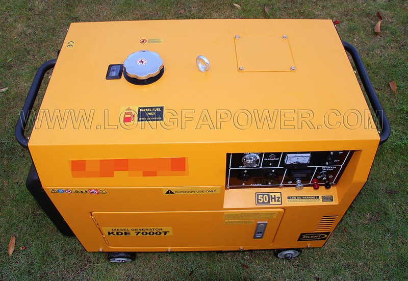 KIPOR KDE 6KVA 6KW 7KVA 7KW Silent Portable Diesel Generator Set Genset ...