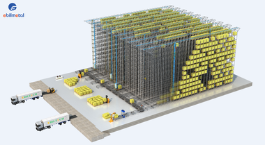 Shuttle racks, three-dimensional storage racks, drip-hole racks, heavy ...