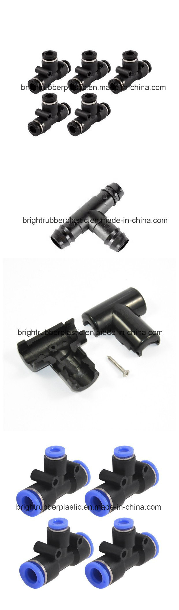 Molded Injection Plastic Products for T Joint