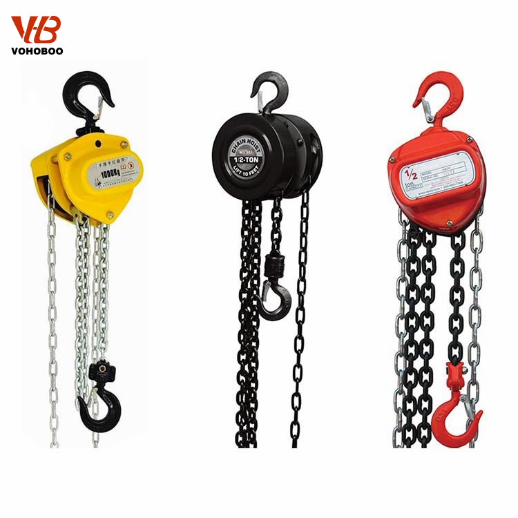 Explain the safety inspection and use steps of manual chain hoist in ...