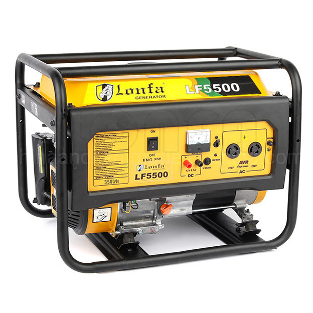 5500W 5.5KVA 5.5KW 13HP Gas Petrol Gasoline Generator ( LF R5500) - Buy ...