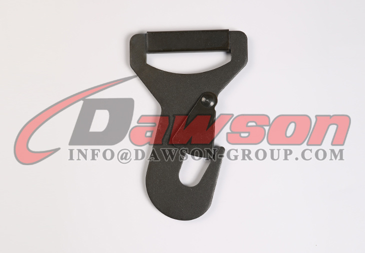 BS 5000KG / 11000LBS Twisted Snap Hook, 2" Zinc Plated Flat Snap Hooks ...