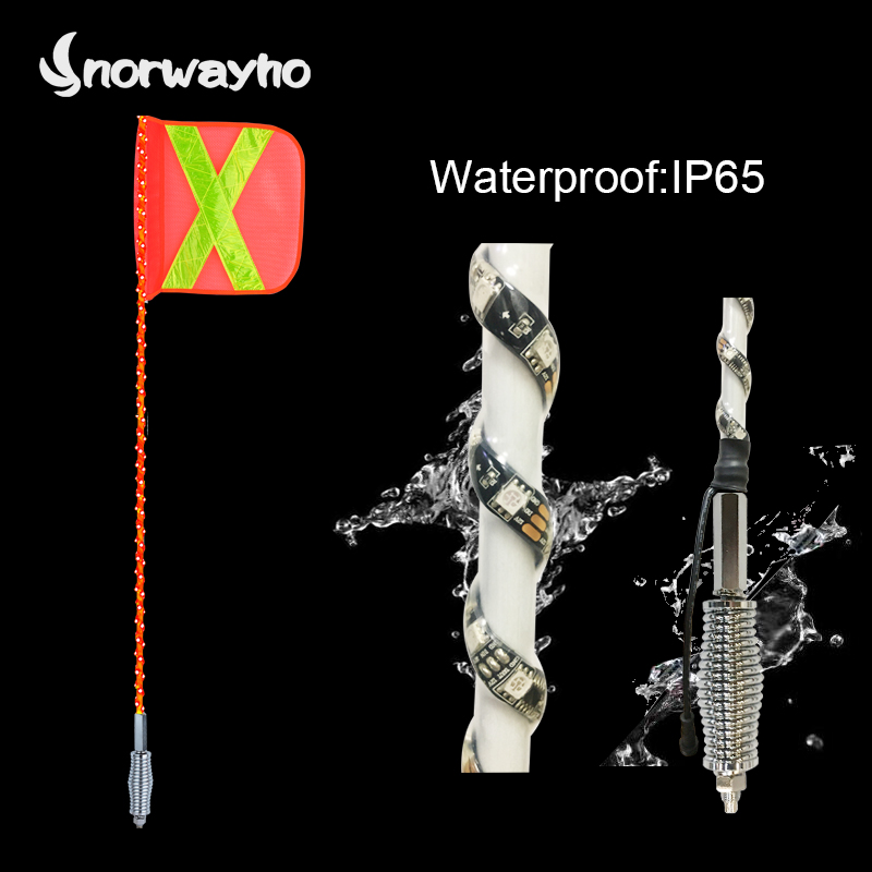 Full-Lighting Safety LED Whip Mining Pertiga - Buy Full-lighting Safety ...