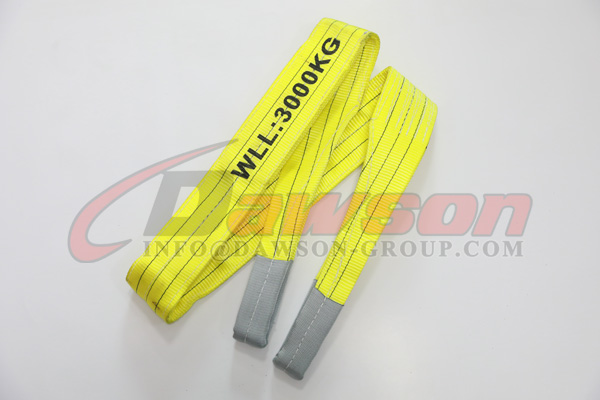 WLL 3 Ton Polyester Webbing Slings, 3000kg Flat Web Slings - Lifting ...