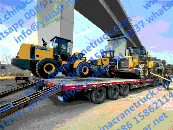 XCMG 3 ton wheel loader model LW300KN transport to seaport - Changzhou ...