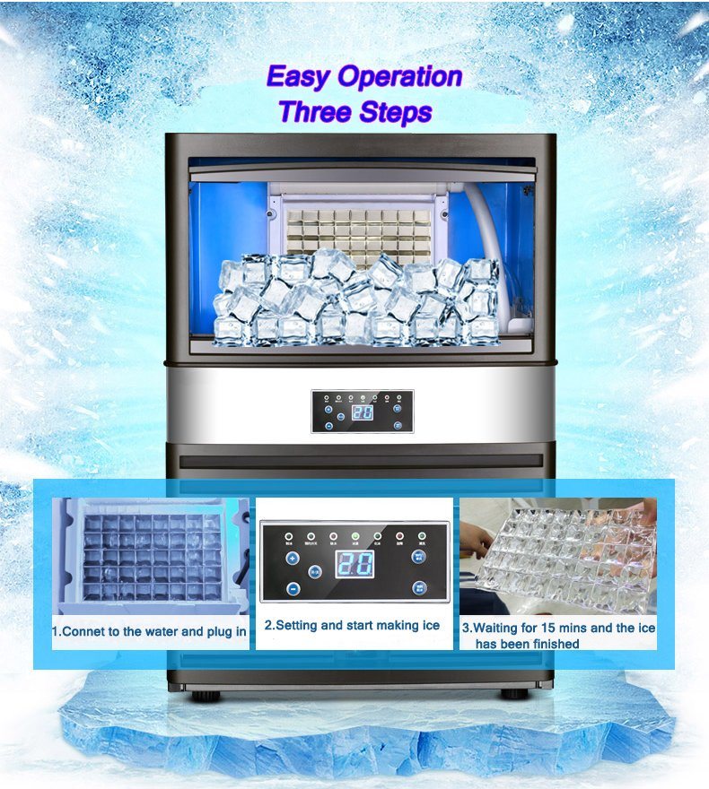 Commercial Restaurant Cube Ice Making Machine - Buy Ice Cube Machine ...