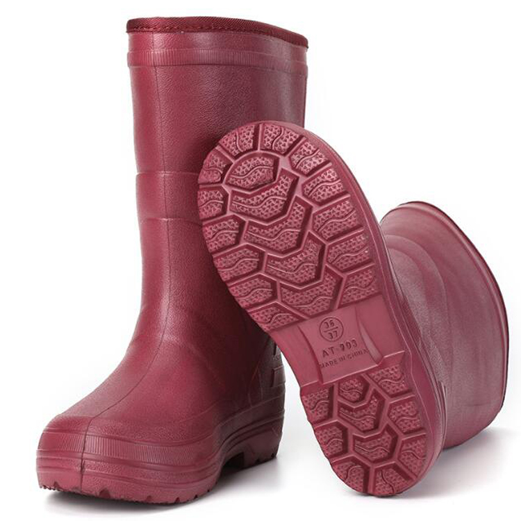 Slip resistant keep warm women winter eva work boots - Buy keep warm ...