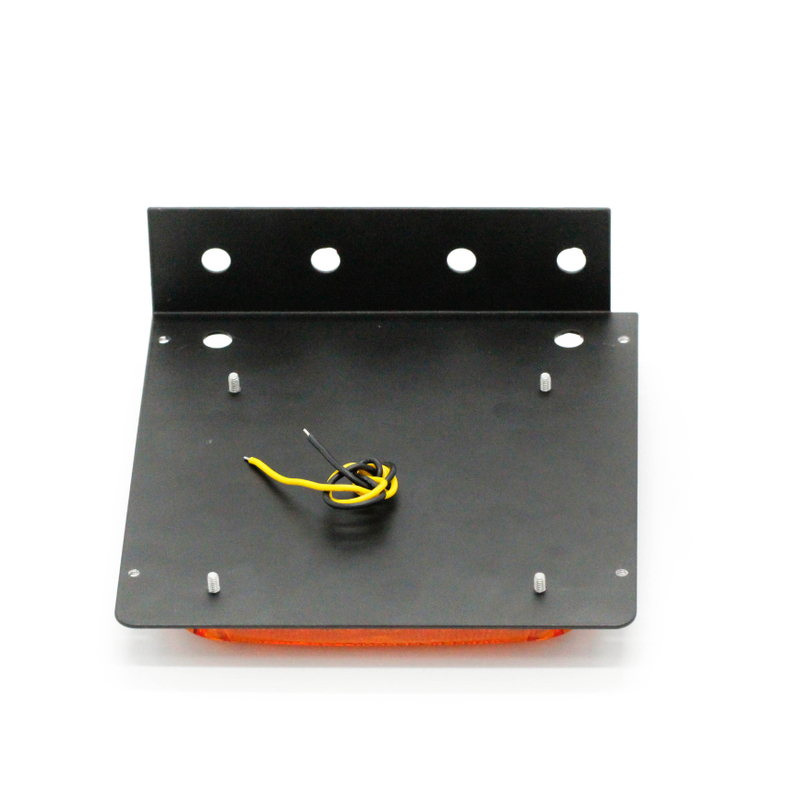 24v 25 leds square led brake stop turn light with metal plate for truck ...