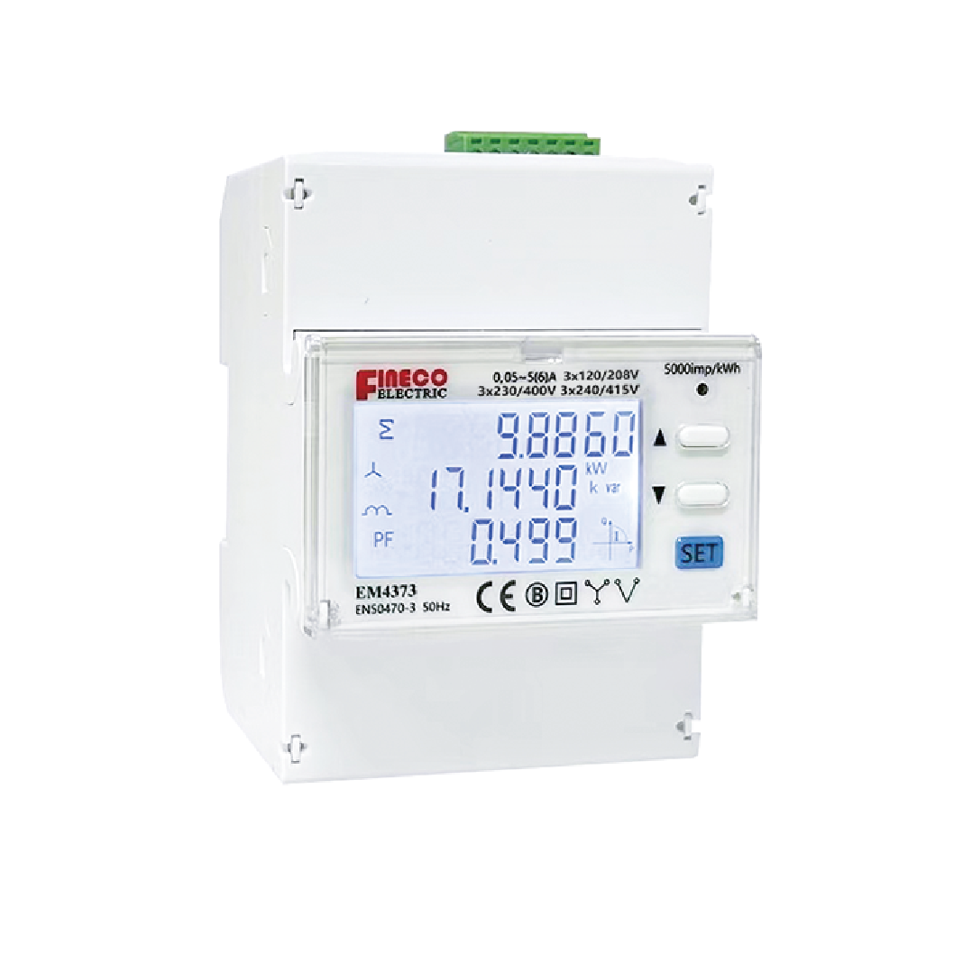 EM4373 CT 3*230/400V 0.05~5(6)A Three Phase ~Modbus ~ Smart Power ...
