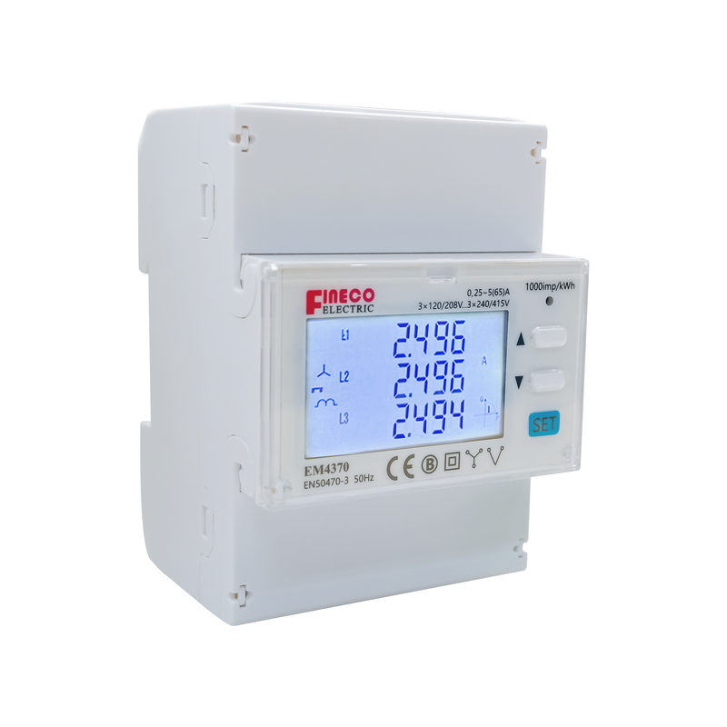 EM4370 5(65)A three phase ~ 65A ~Modbus ~ import export for PV solar ... EM4370 5(65)A three phase ~ 65A ~Modbus ~ import export for PV solar ...