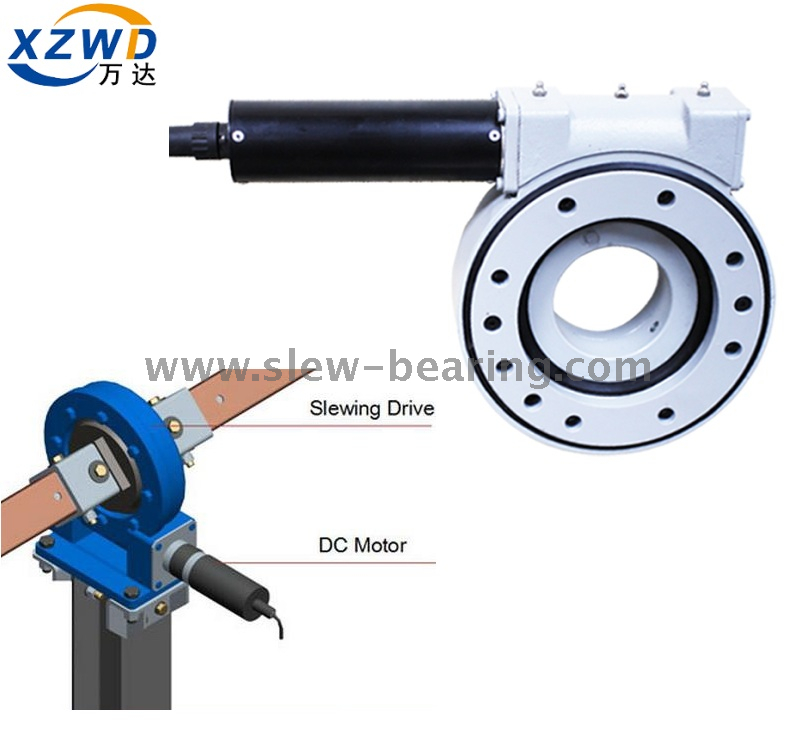 high precision slew drive for solar tracker with 24V DC motor similar ...