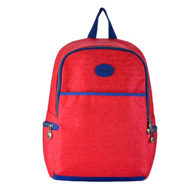 Red school backpack for girls,China backpack production manufacturers