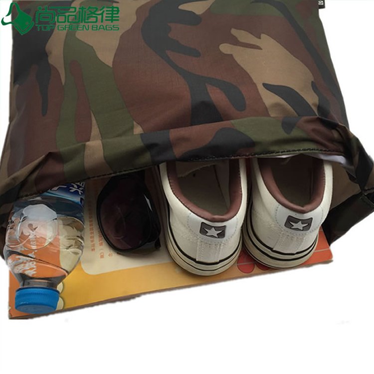 Military Woodland Bag Camo Drawstring Backpack (TP-dB077) - Buy Nylon ...