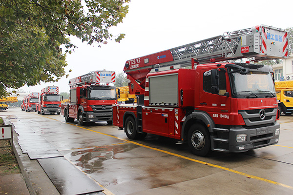 XCMG Ladder fire truck batches in Beijing - Changzhou Yamar Group