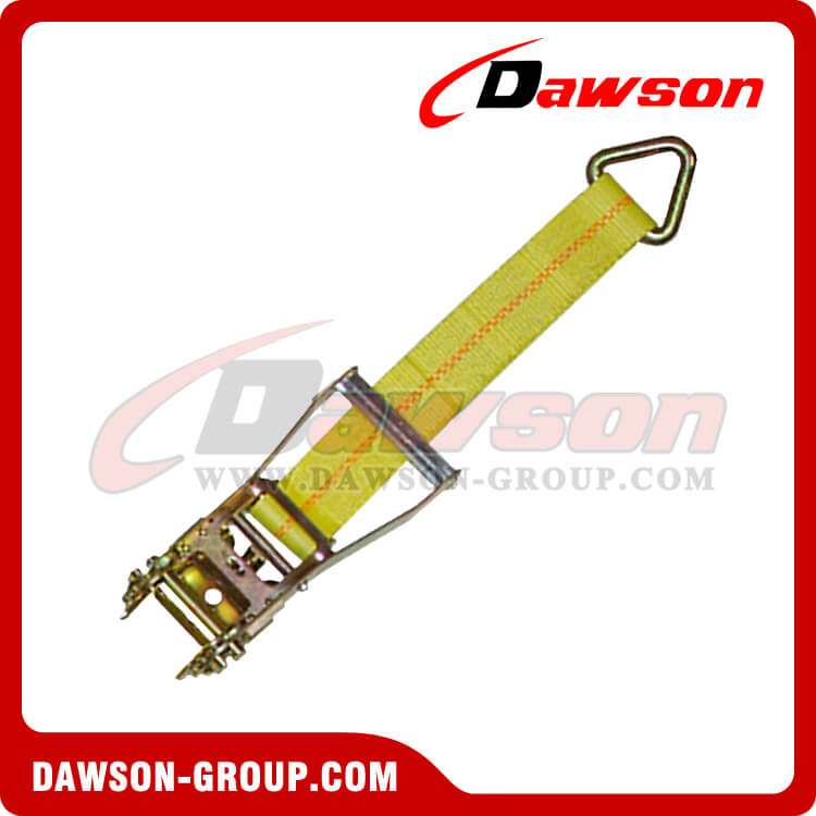 2 inch Ratchet Strap Short End with Flat Hook, Lashing TIe Down Strap ...